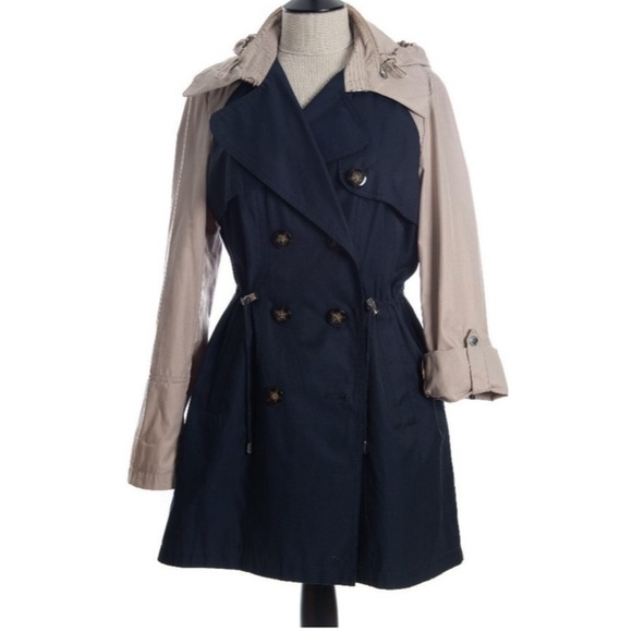 Laundry By Shelli Segal | Jackets & Coats | Color Block Trench Coatrain ...